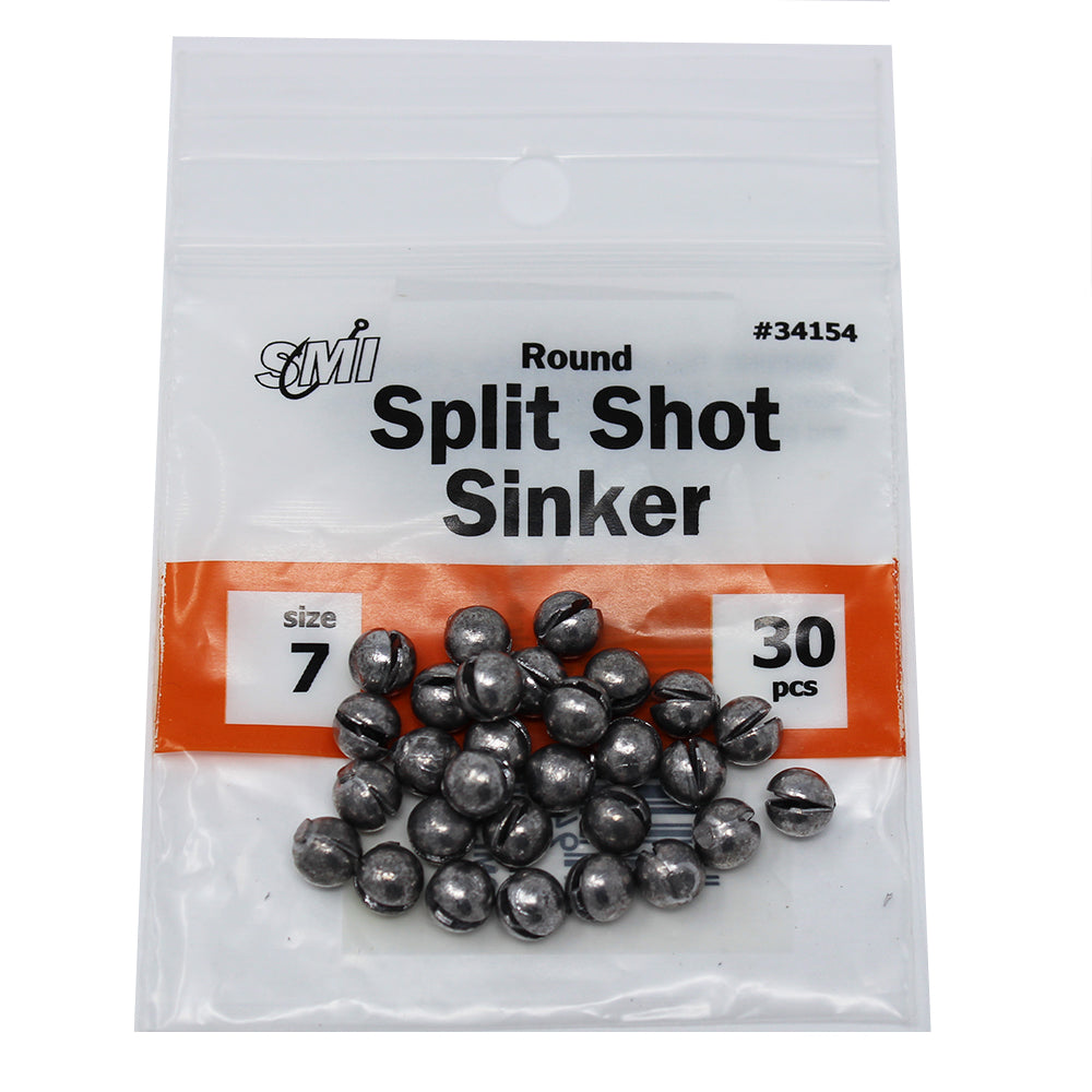 Round Split Shot Sinkers– Seattle Fishing Company